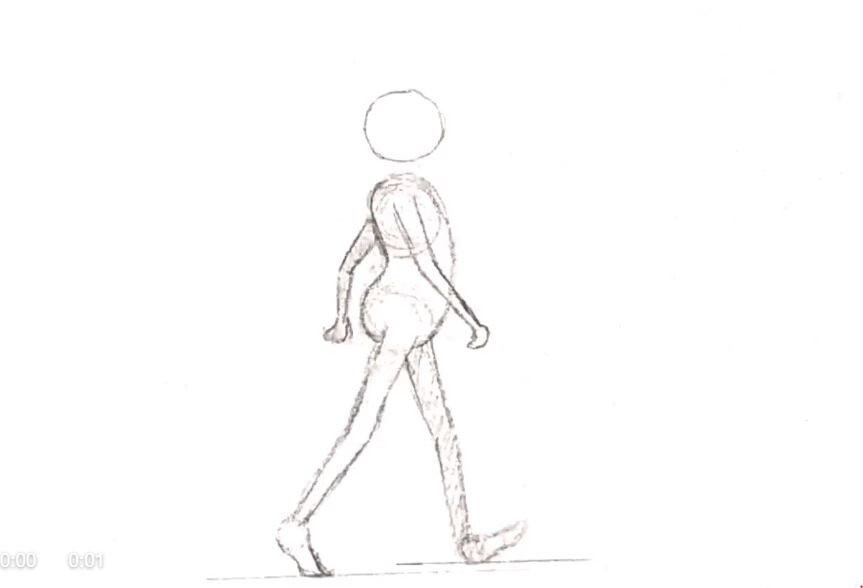ArtStation - Walk Cycle (2D Animation)