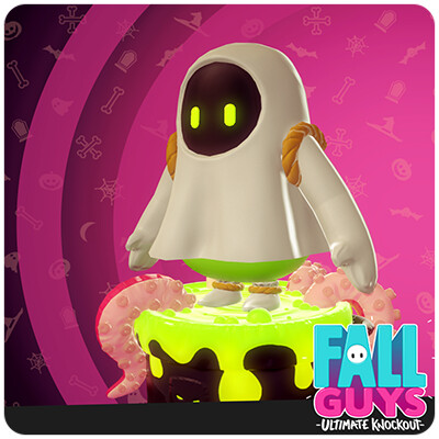 Henil Chheda - Fall Guys - Halloween themed set FAN ART