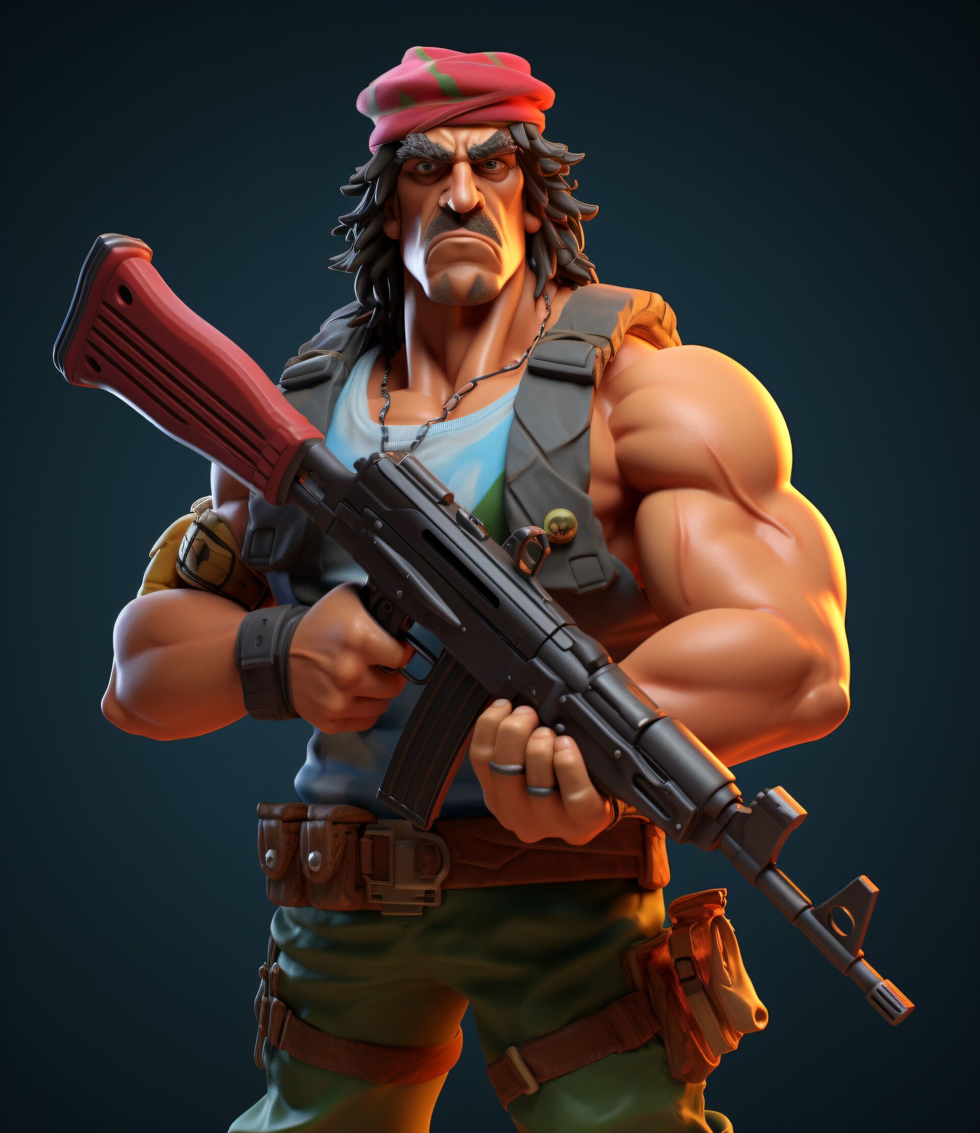 ArtStation - Metal Slug 3D Soldier