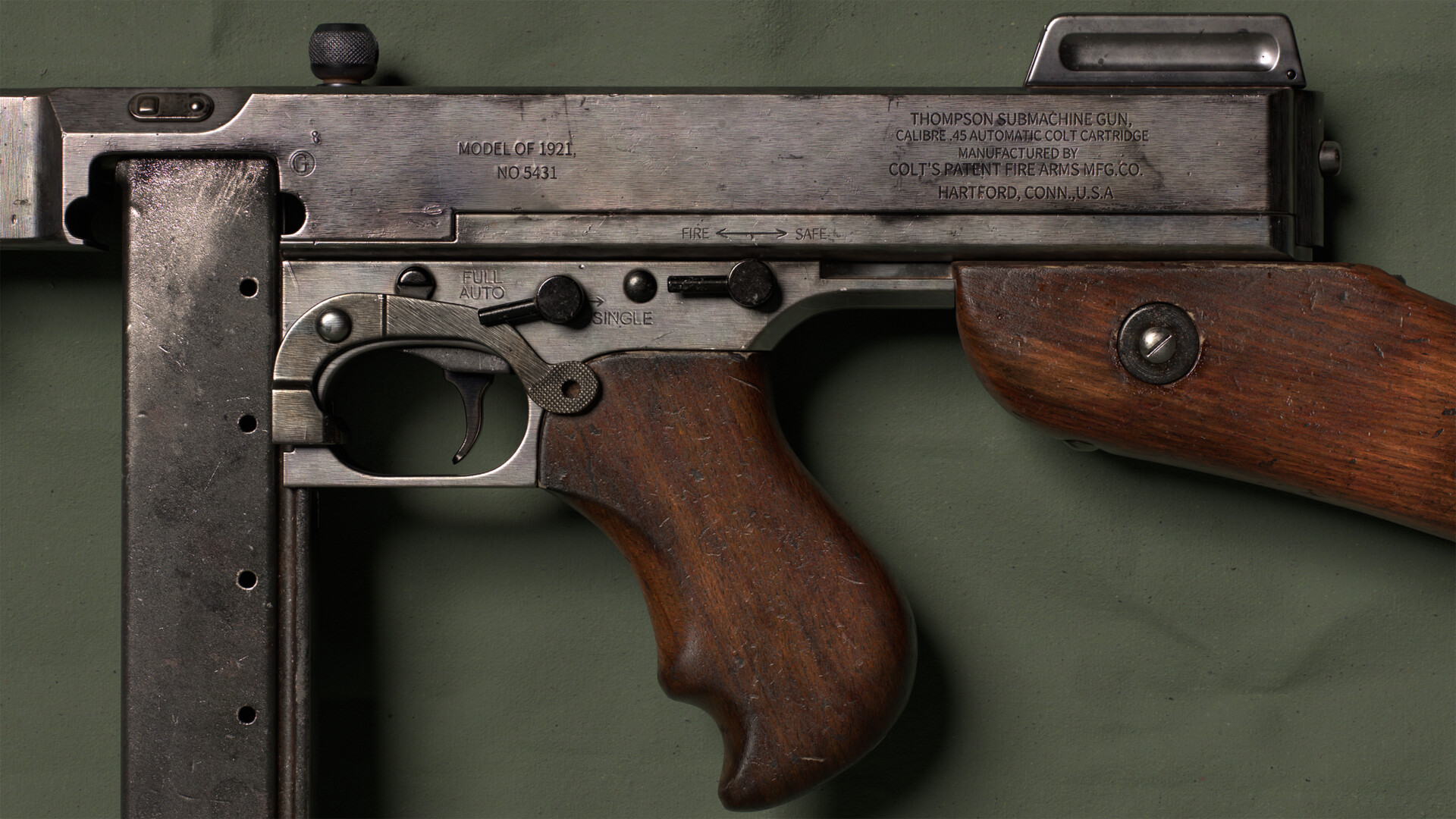 ArtStation - Thompson submachine gun