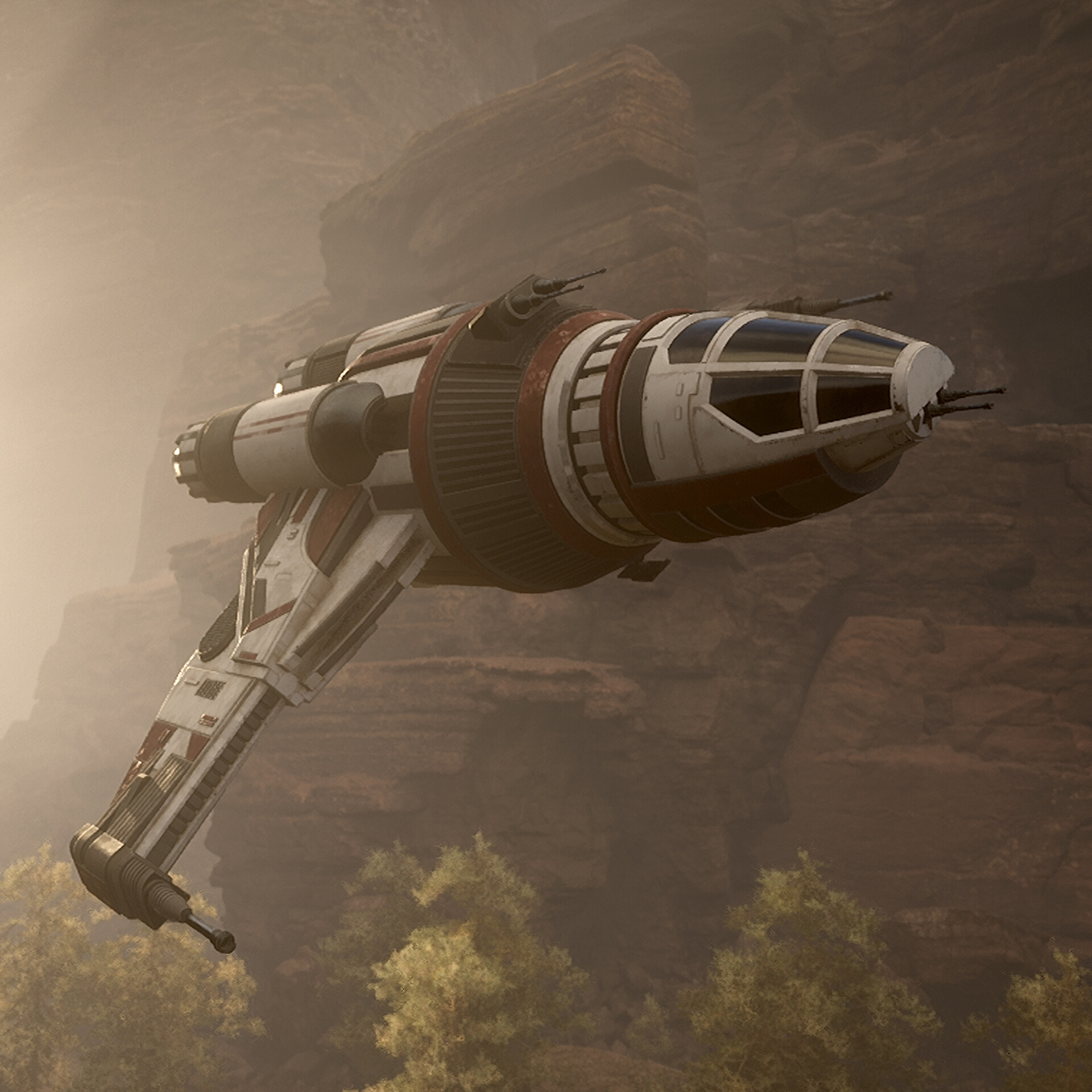 ArtStation - Custom Gunship