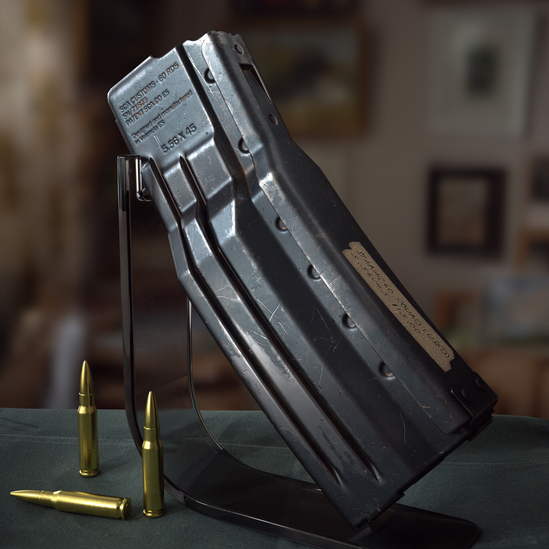ArtStation - 60 rounds STANAG Magazine