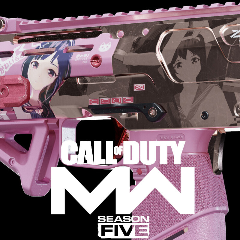 ArtStation - Call of Duty: Modern Warfare - MP7 Kawaii