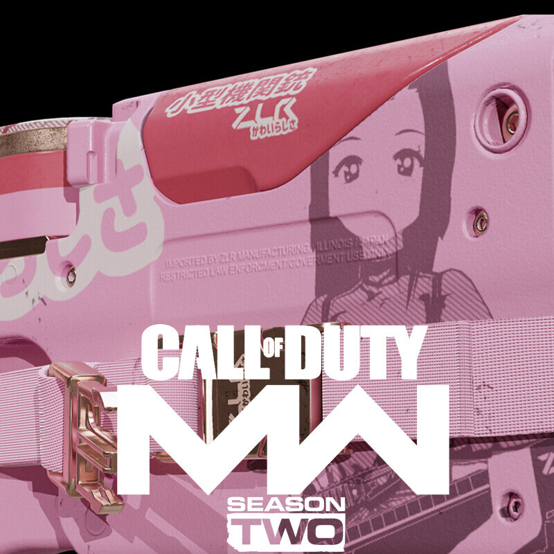 ArtStation - Call of Duty: Modern Warfare - P90 Kawaii