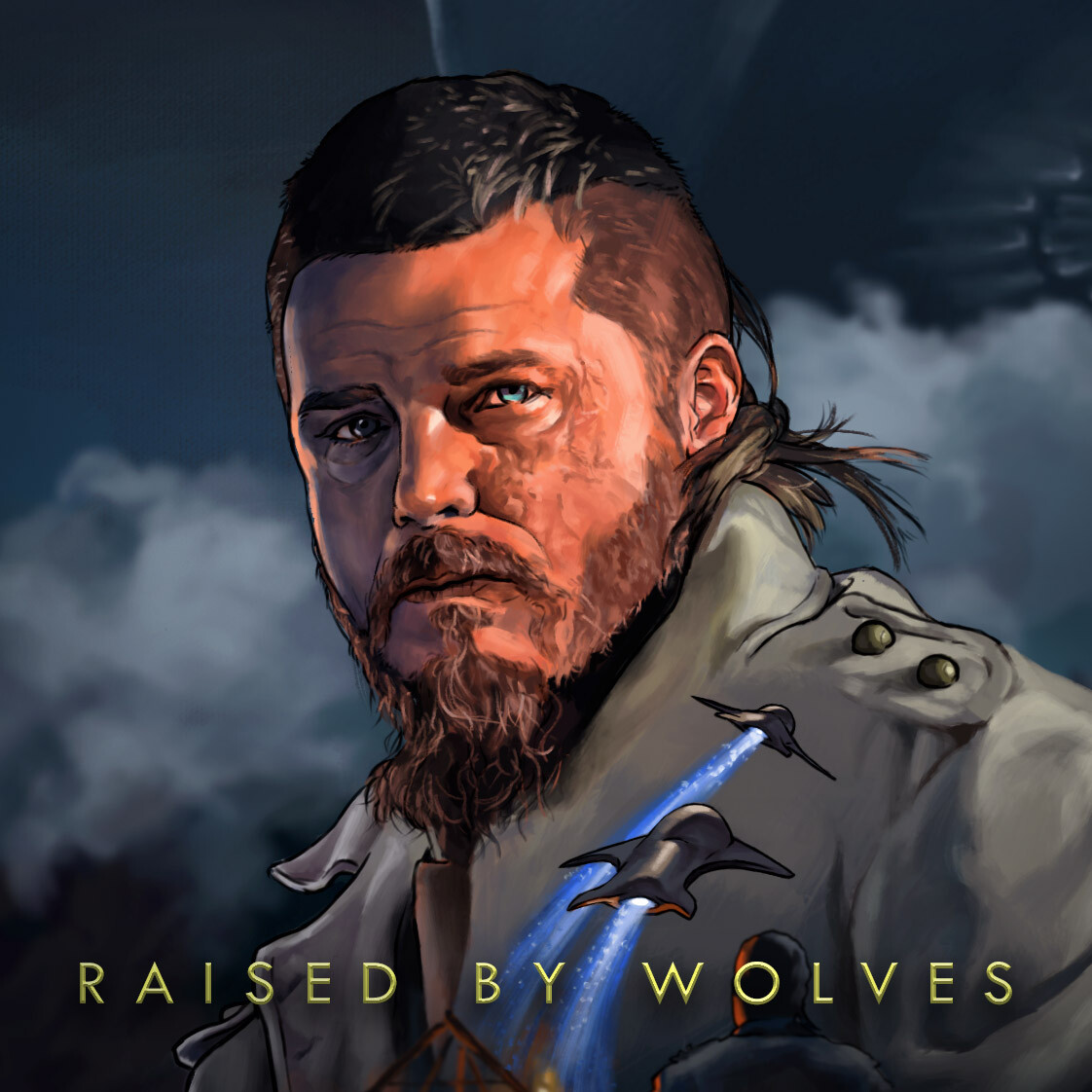 ArtStation - Raised by Wolves Series Poster
