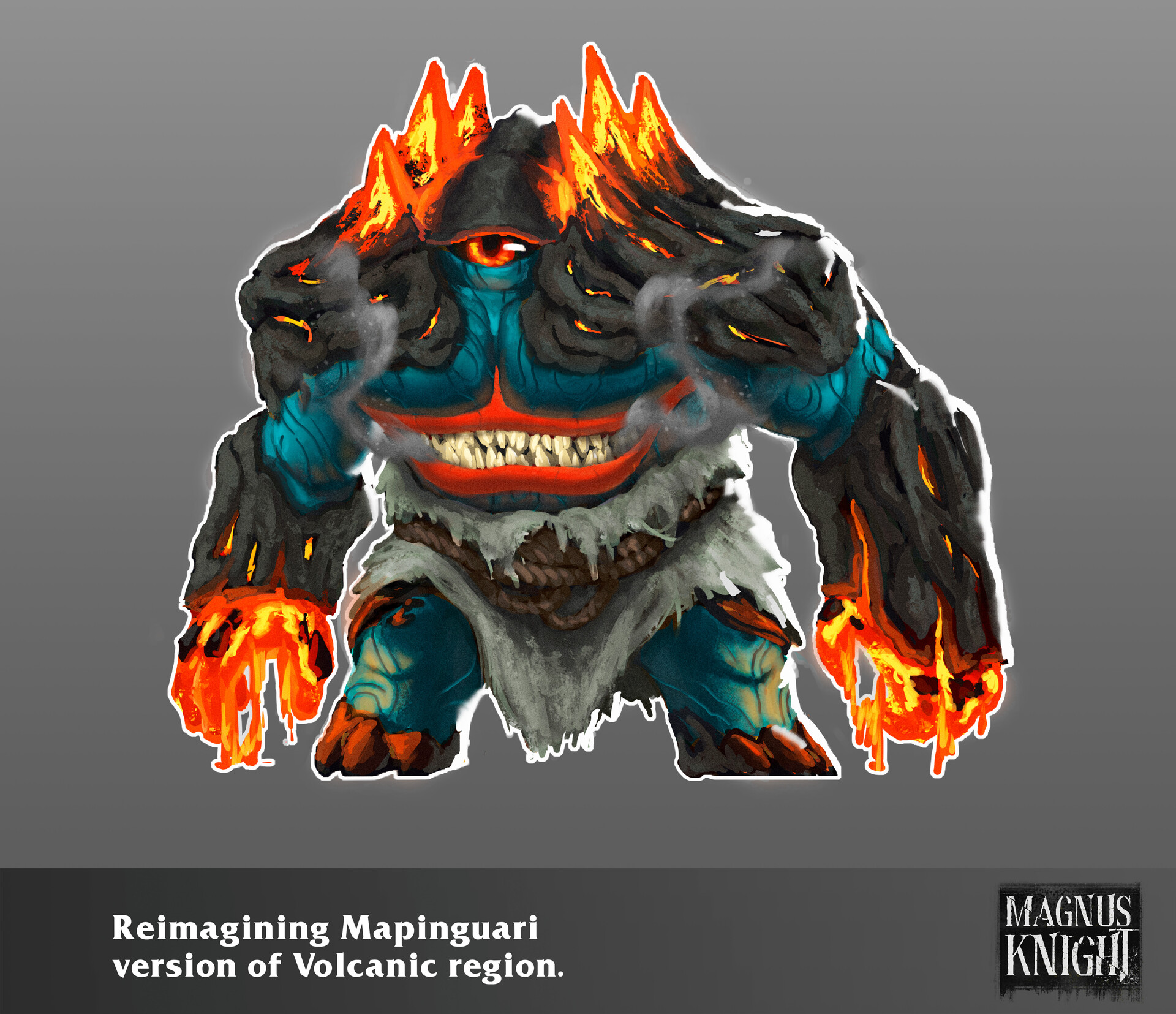 ArtStation - Redesign of folkloric creature, Mapinguari.