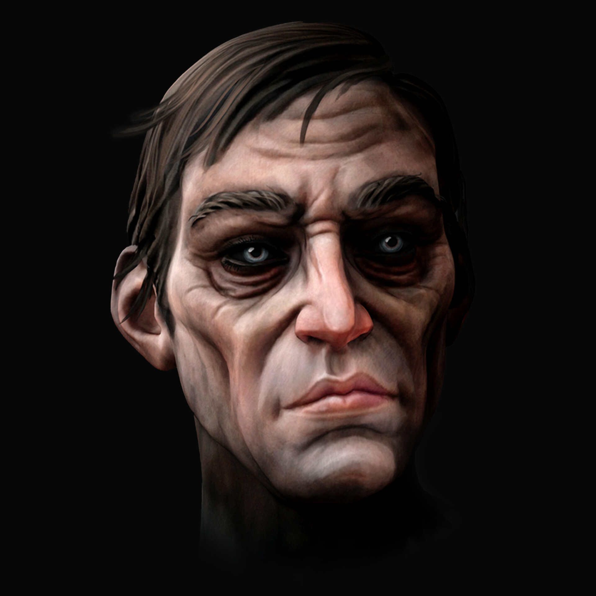 ArtStation - Stylized Illustrated Head Study