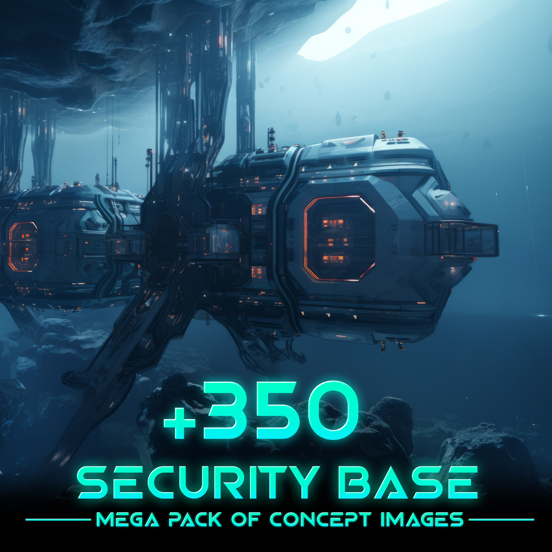 ArtStation - Security Base Pack | Oceanic Strongholds | 4k Concepts Images |Vol.4| Futuristic ...