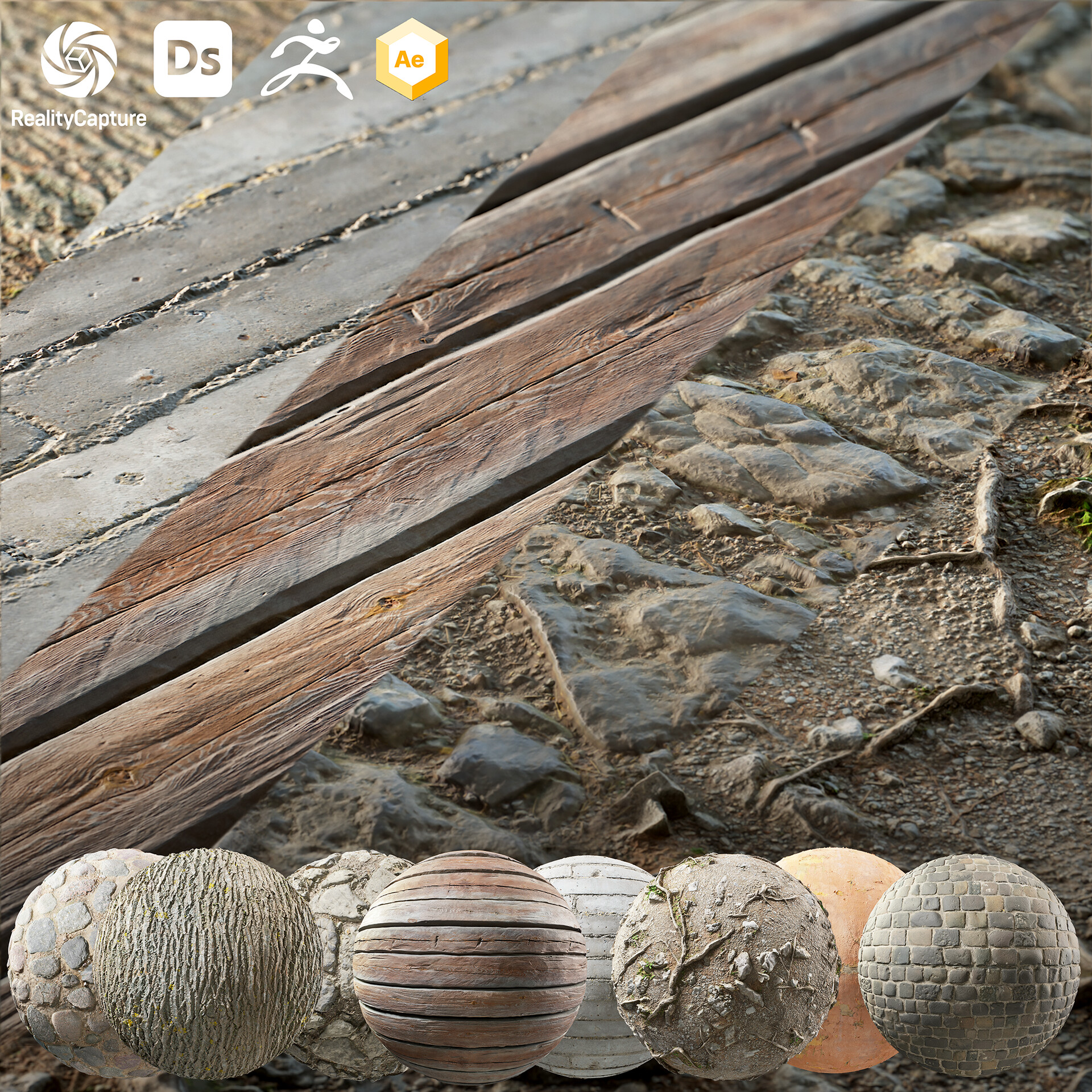 ArtStation - Material Tilling Photogrammetry