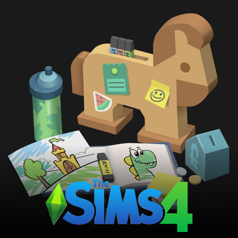 ArtStation - Props (Sims 4)