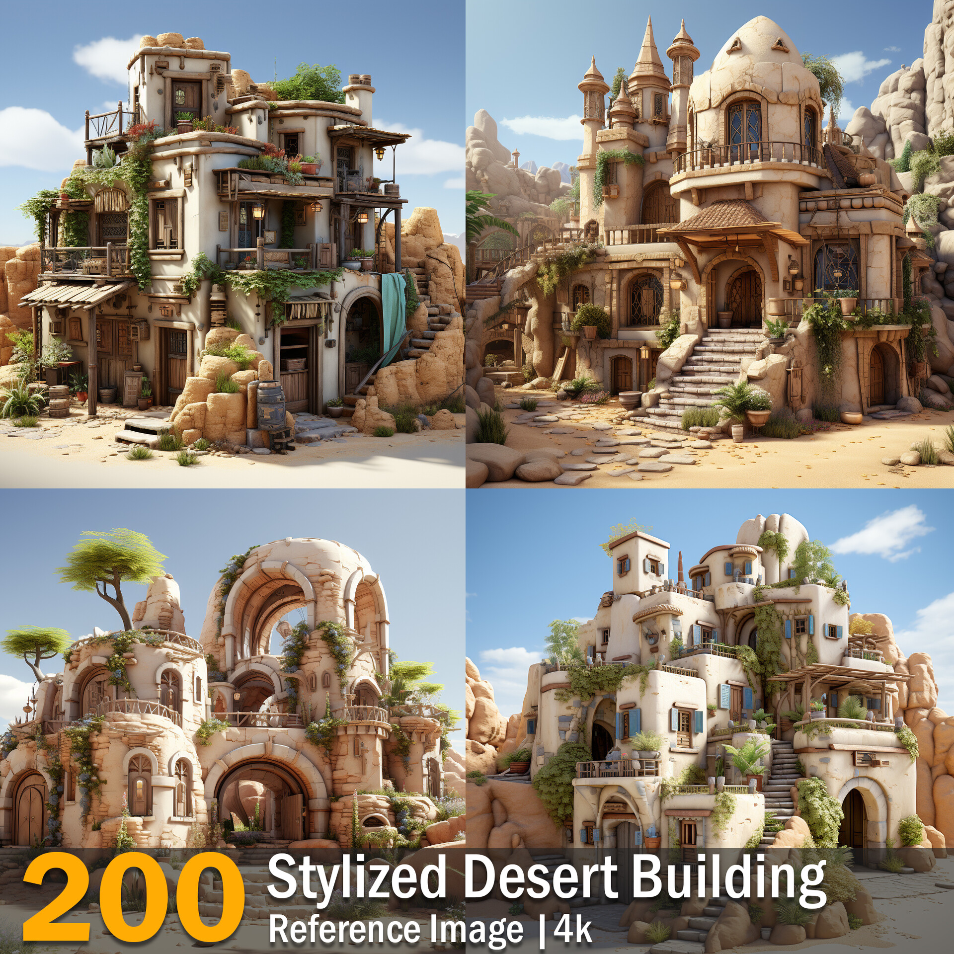 ArtStation - Stylized Desert Building | Reference Images | 4K