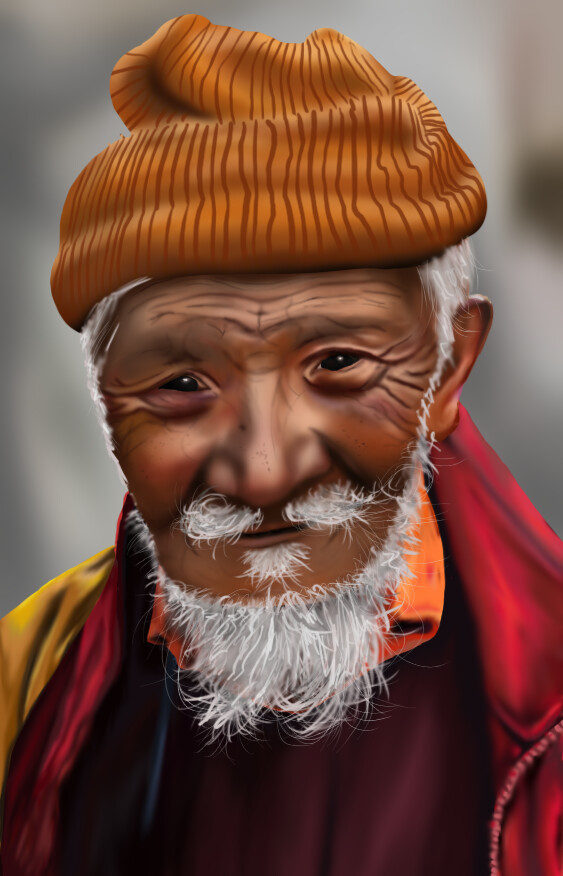 ArtStation - Skin study portrait practice