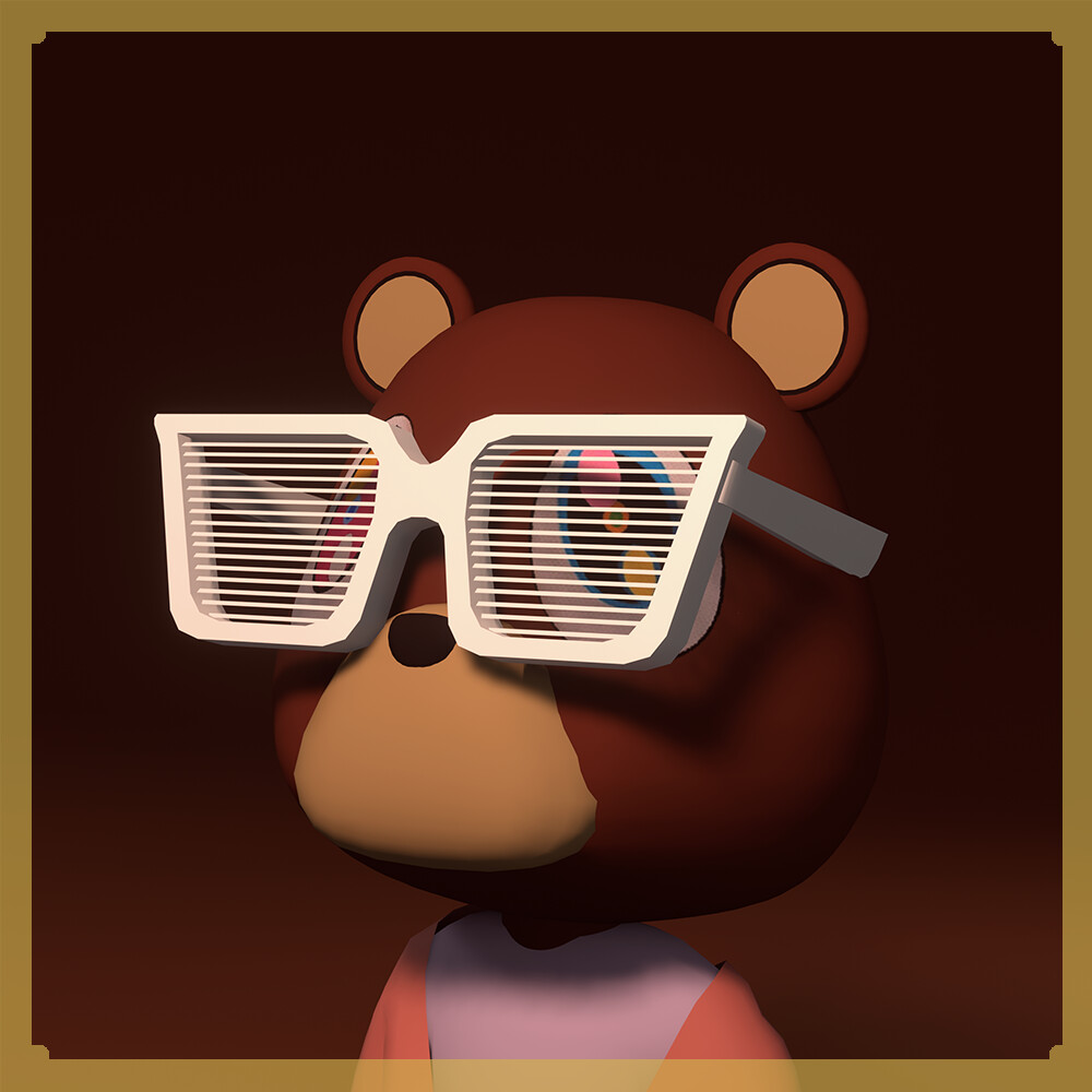 ArtStation - KanYe West Graduation Bear