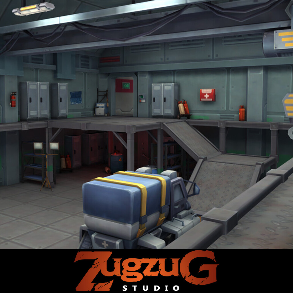 ArtStation - Arctic Laboratory (FPS Scene)