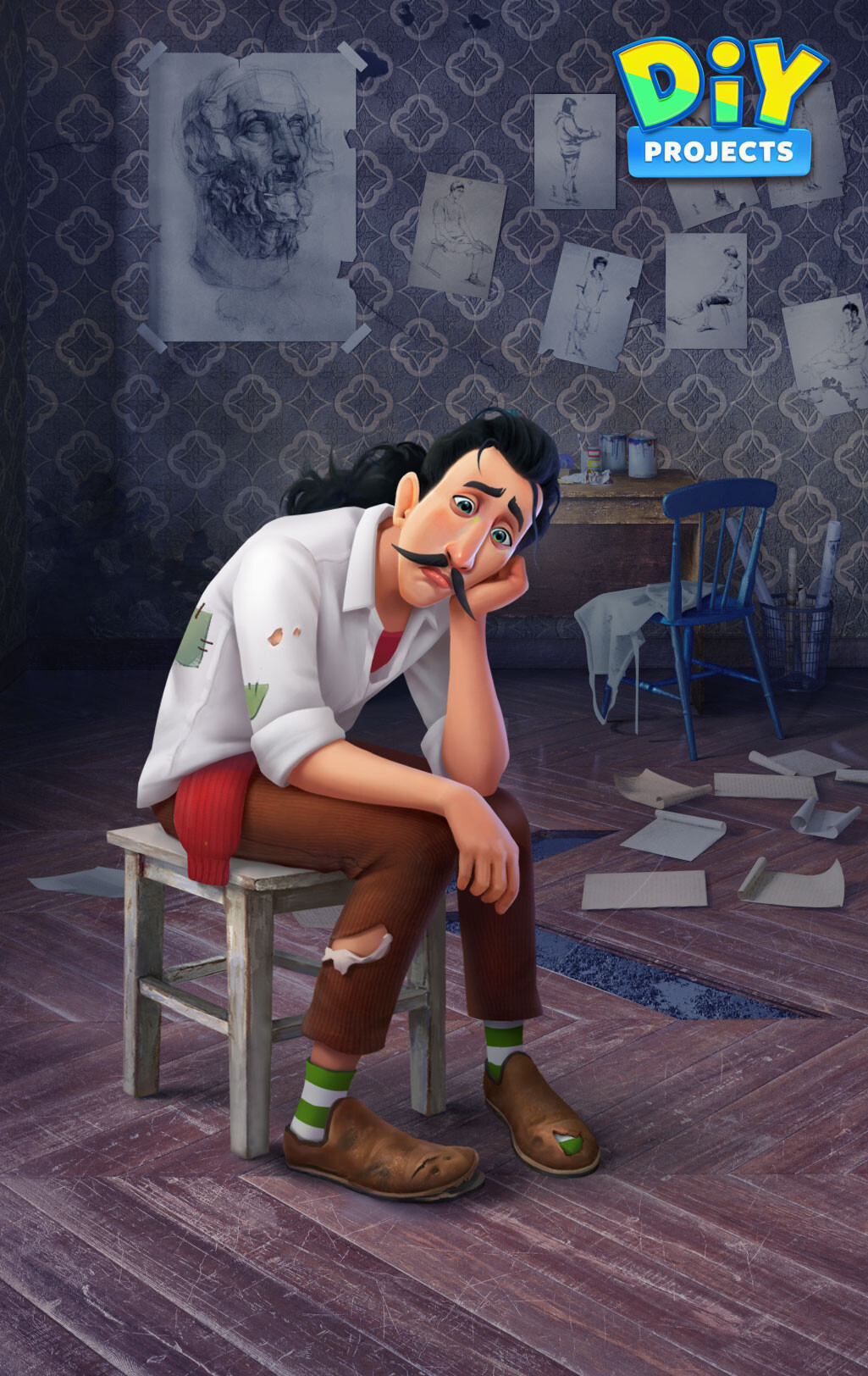 ArtStation - Victor - main character in DIY projects