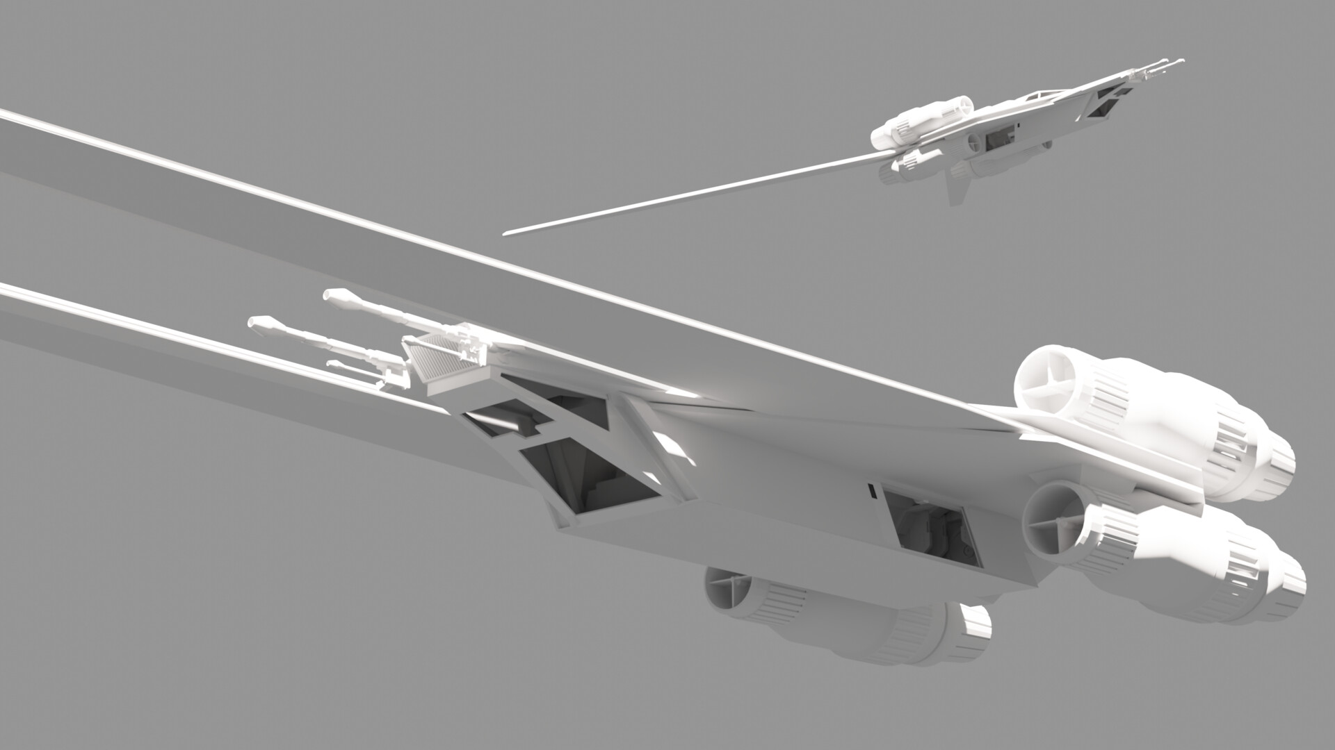 ArtStation - U-Wing WIP