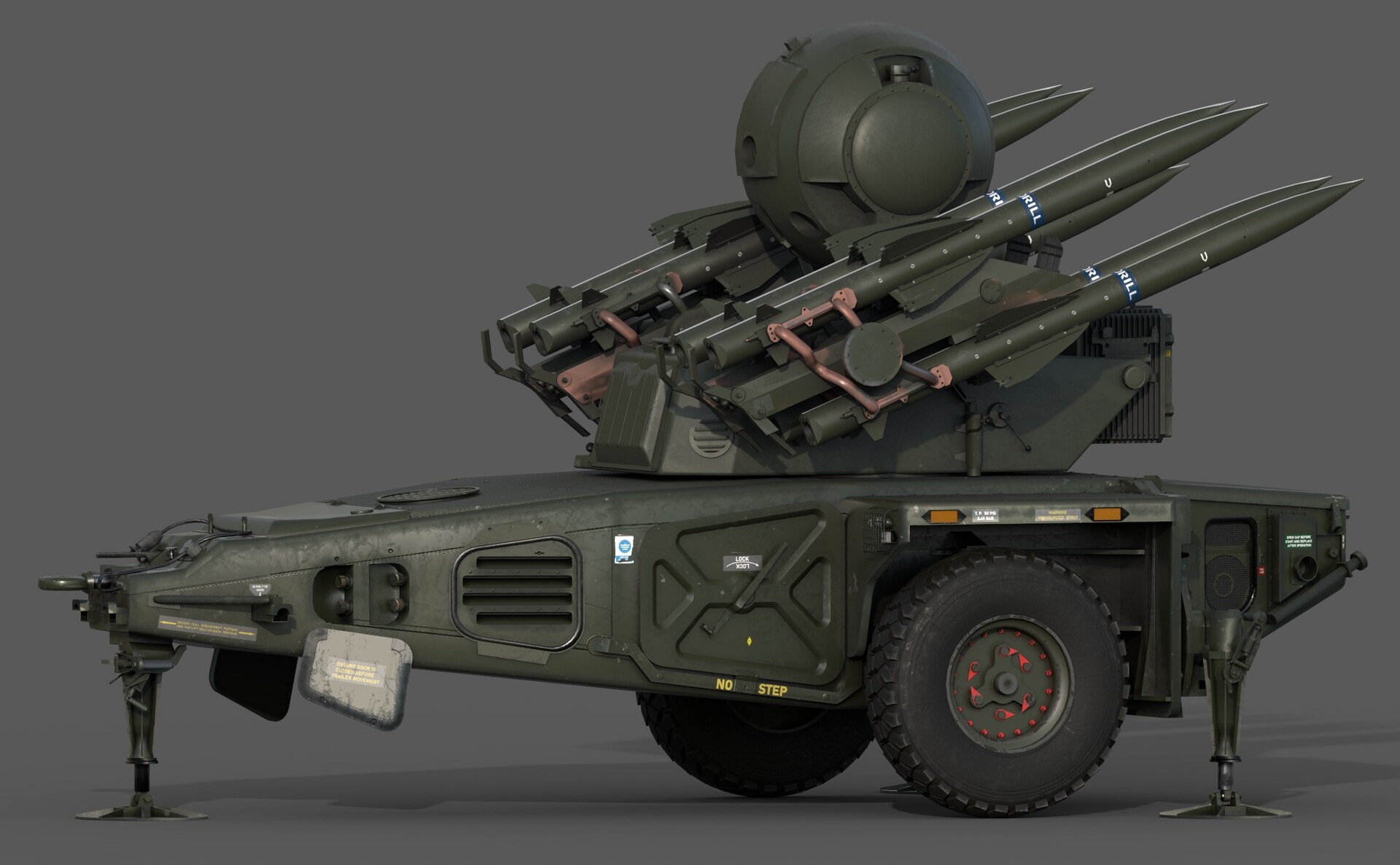 ArtStation - Rapier FSC Air Defence System Textures