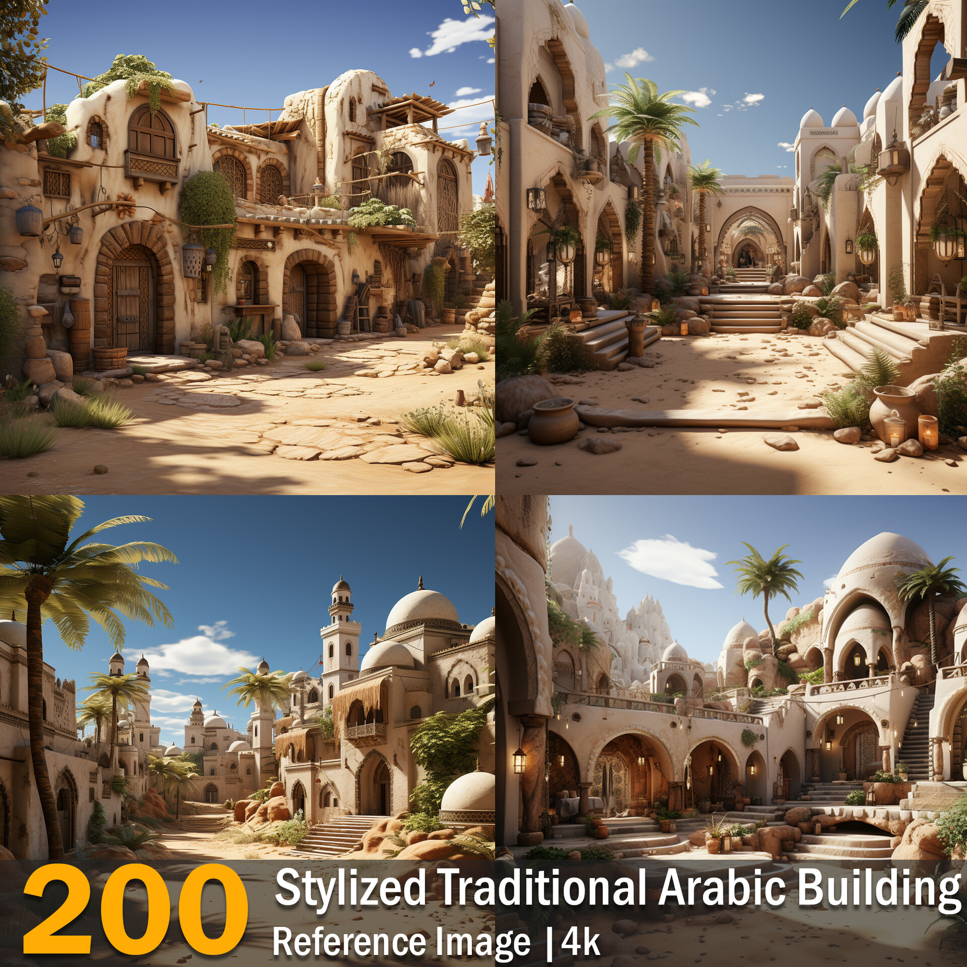 ArtStation - Stylized Traditional Arabic Building | Reference Images | 4K