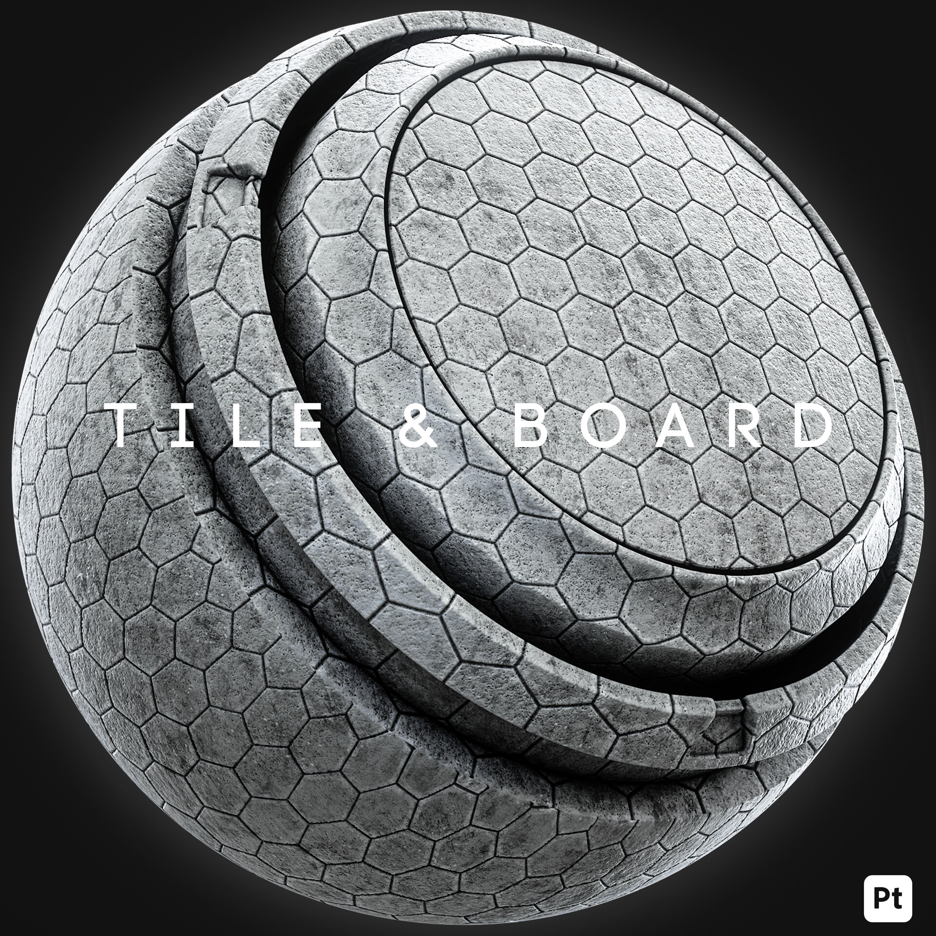 ArtStation - Tile & Board Concrete Smart Materials Substance 3d Painter