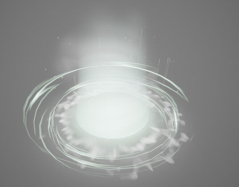 ArtStation - Stylized VFX: Wind Projectile