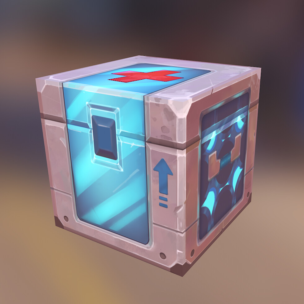 ArtStation - Hand-painted Cube Exercise