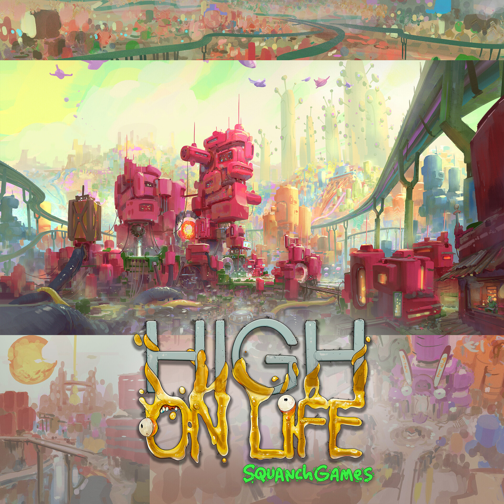 ArtStation - Blim City 1 - Blim City - High On Life