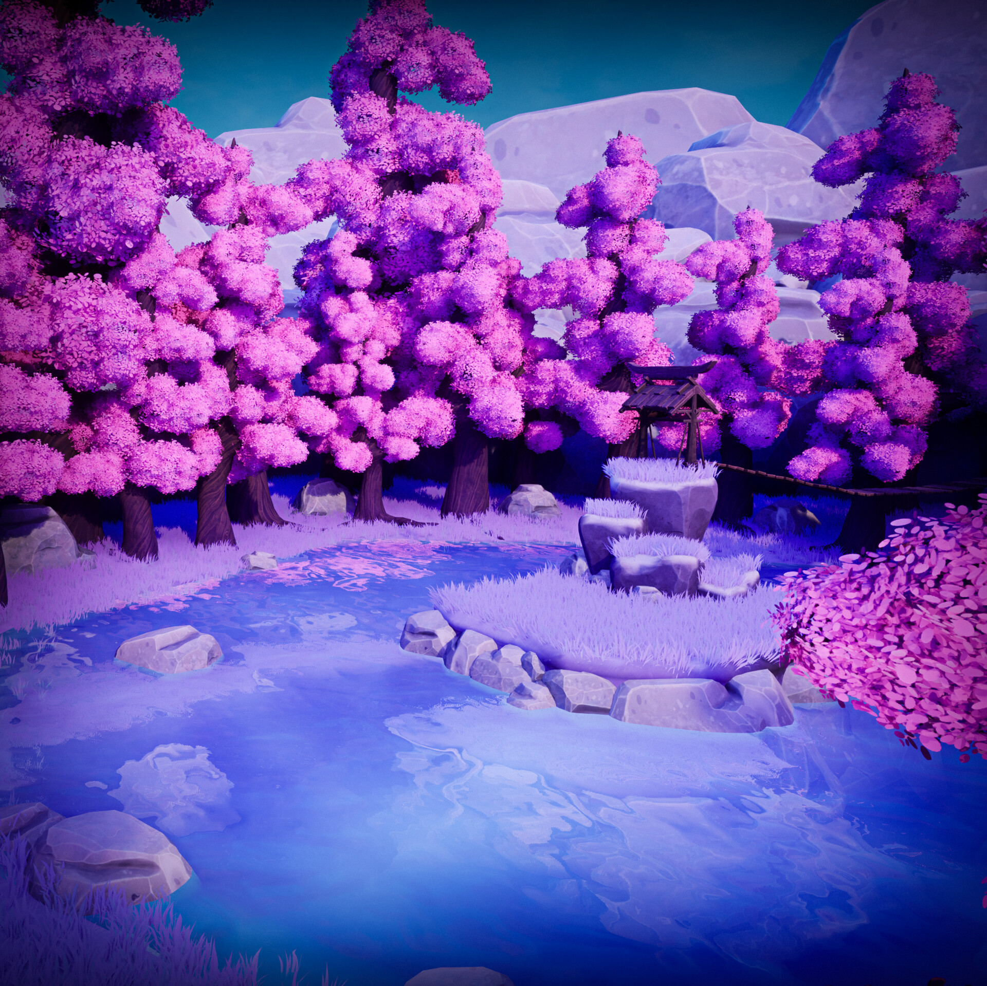 ArtStation - The Purple Forest