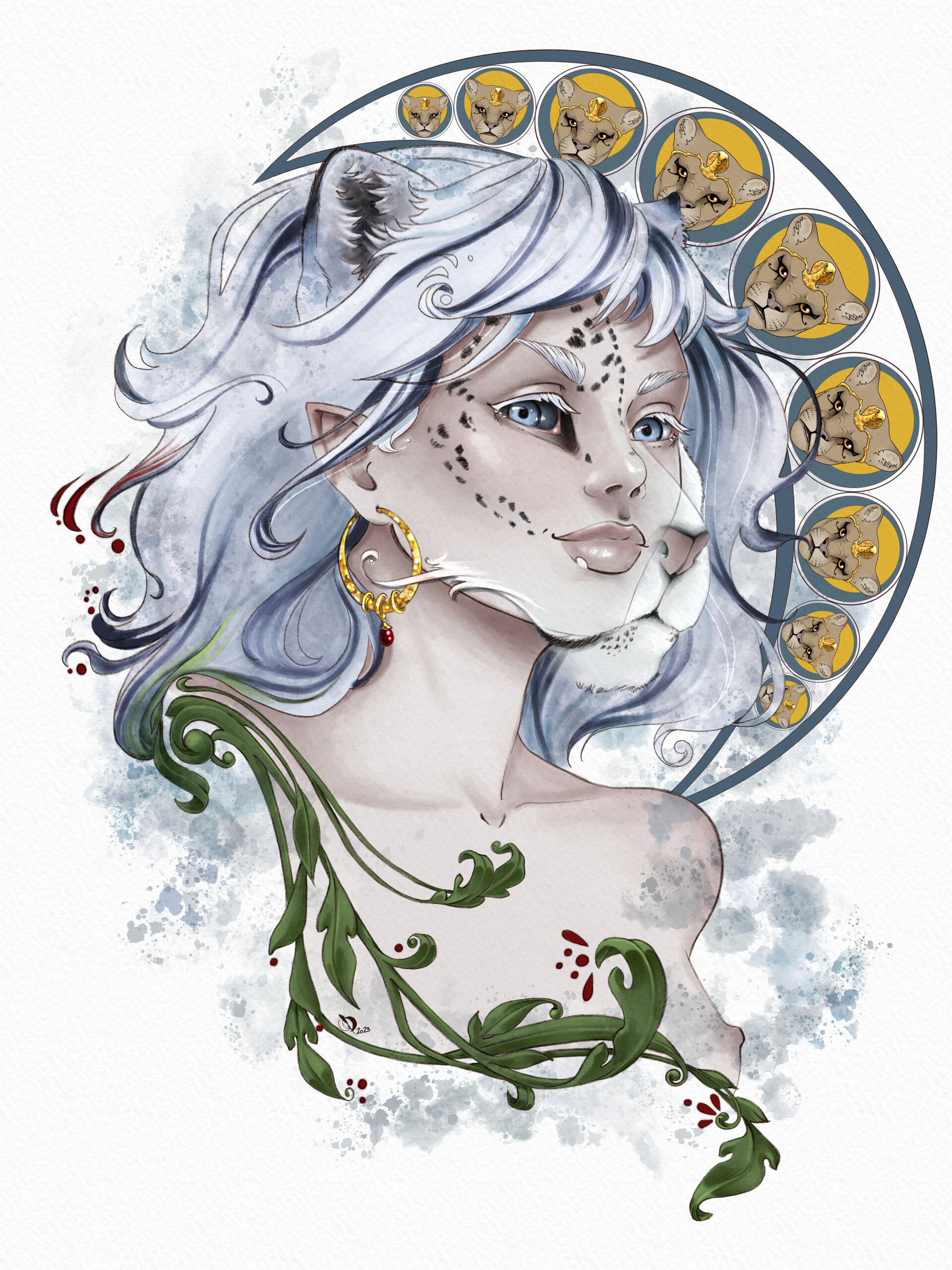 ArtStation - Panther Lady