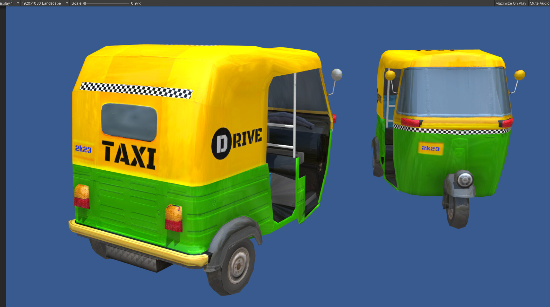 ArtStation - Tuk Tuk Taxi Textures