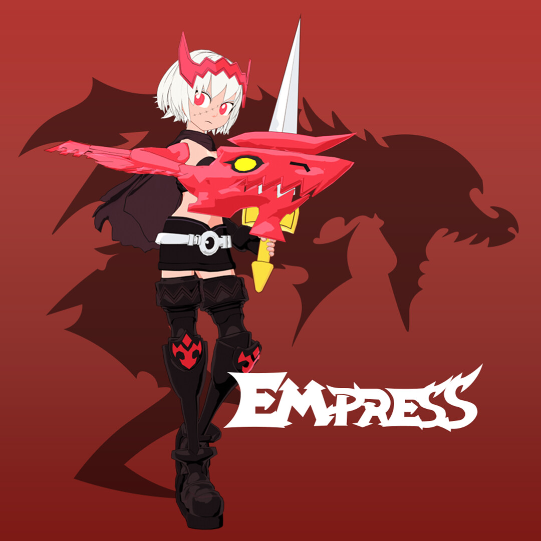 ArtStation - Empress - Dragon Marked for Death [3D Fanart]