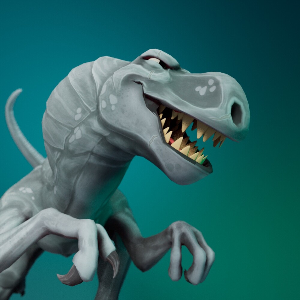 ArtStation - Raptor Attack - Creature Animation