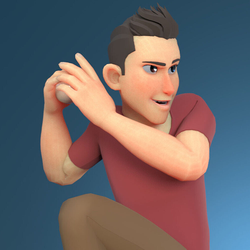 ArtStation - Baseball Throw