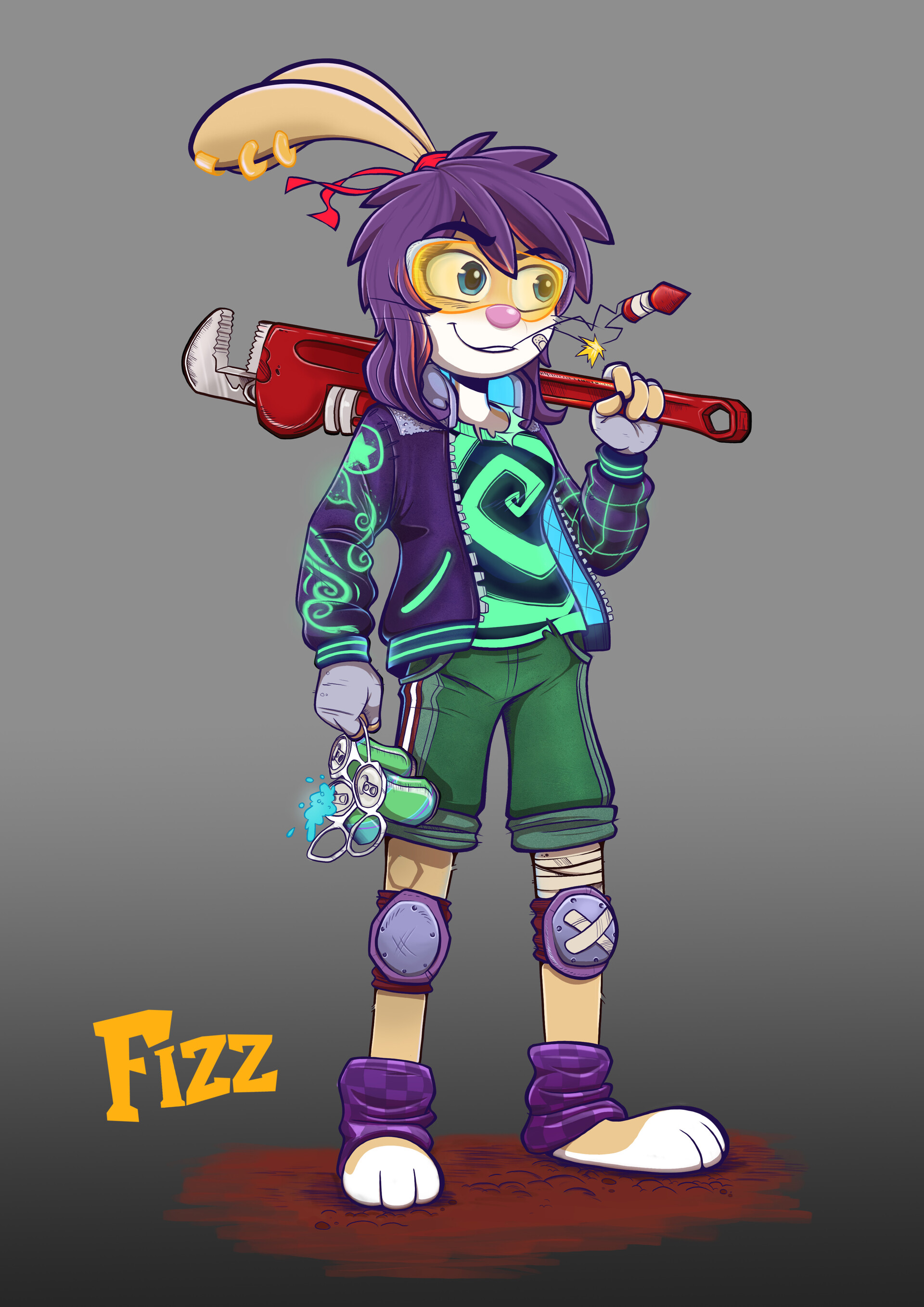 ArtStation - Fezz Character Designs (Rocket Rabbits Style)