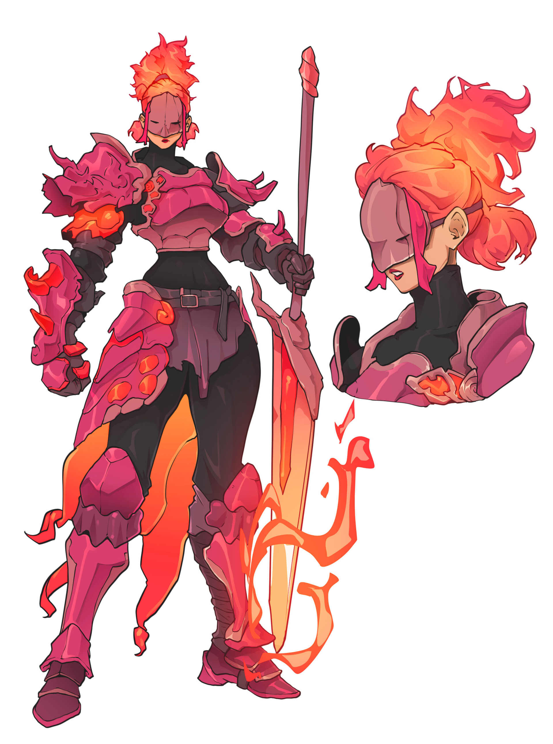 ArtStation - Protectors Of The Red Flame, Character Practice