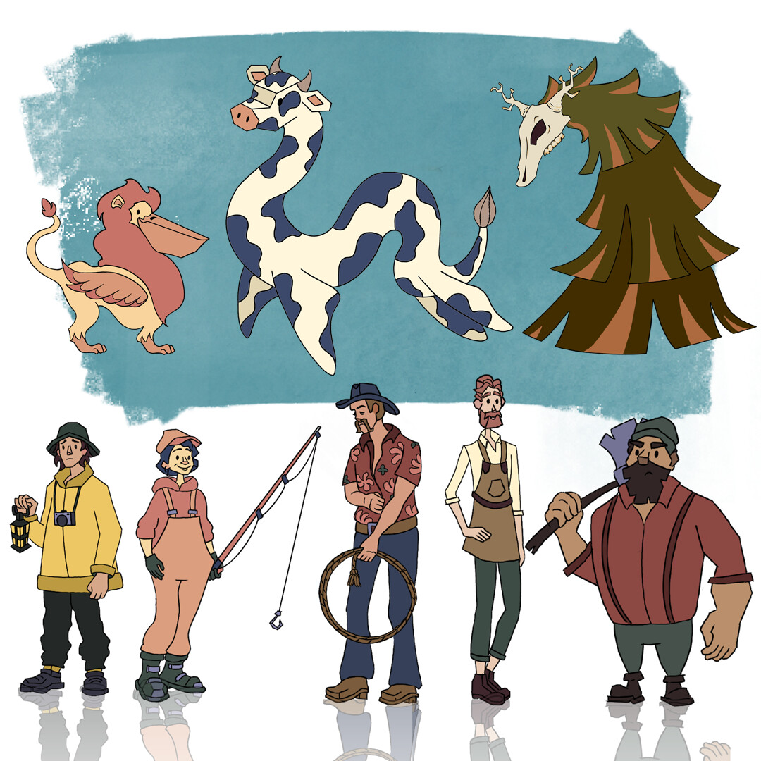 ArtStation - Creature Cache Character Concept Art