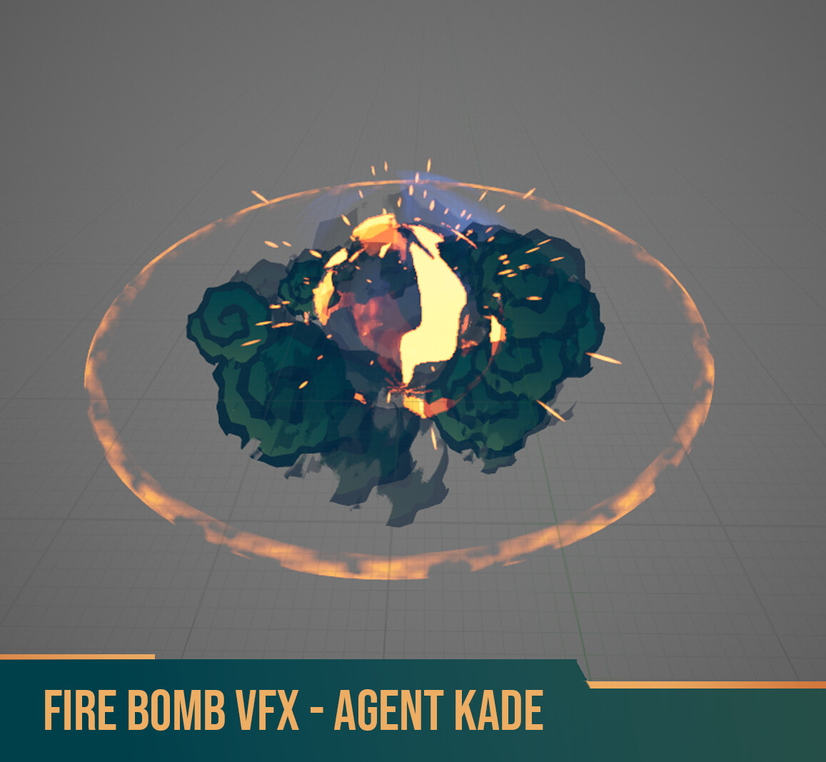 ArtStation - Agent Kade - Firebomb VFX