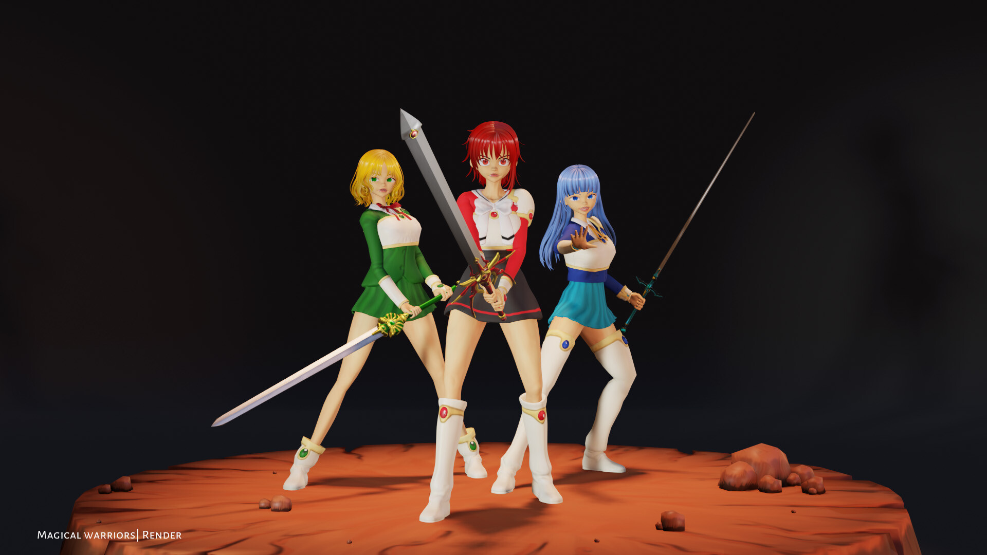 ArtStation - Magical Warriors