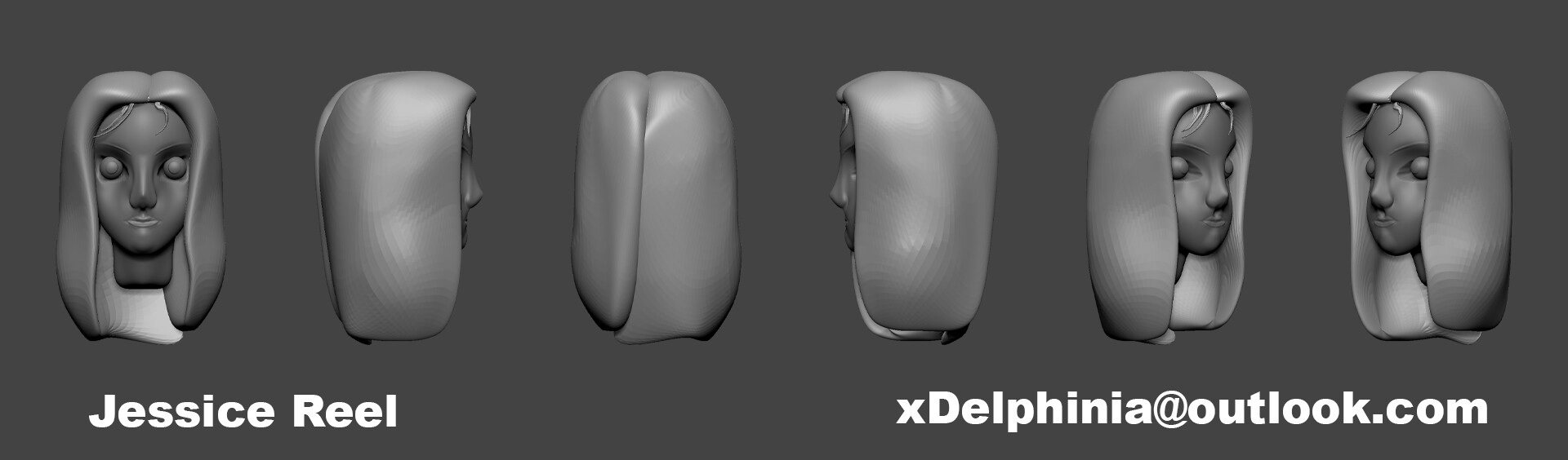 ArtStation - Alice head/bust study- Milestone 2