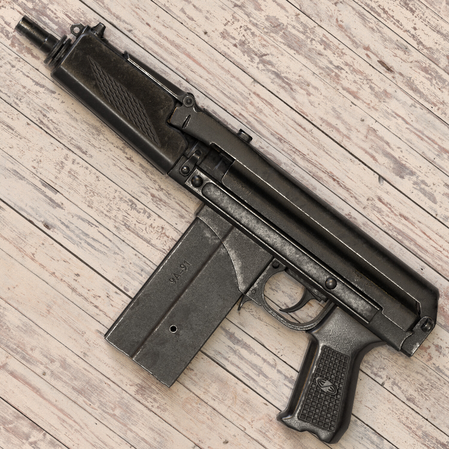 ArtStation - 9A-91 Assault Rifle Gameready Lowpoly