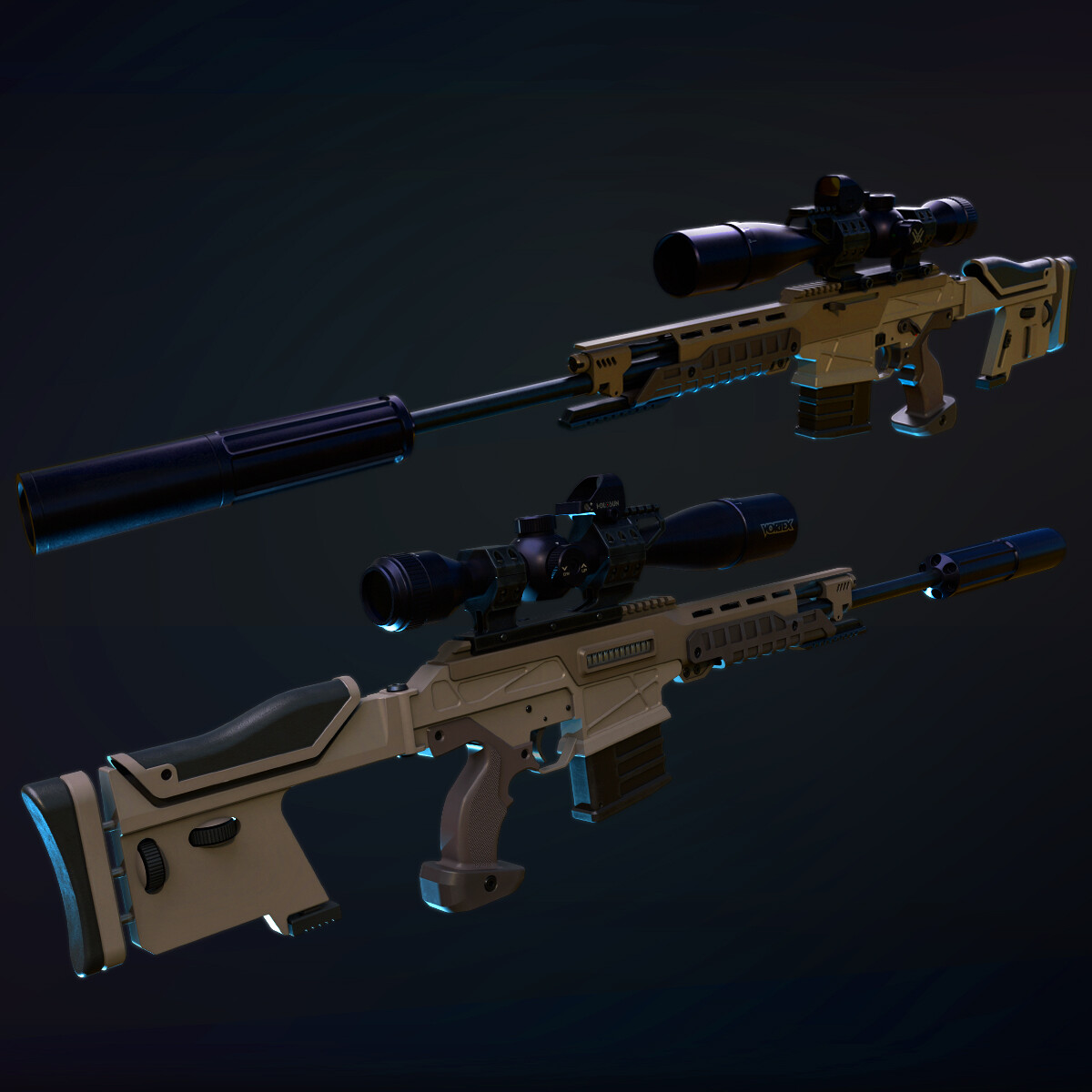 ArtStation - Marksman Rifle