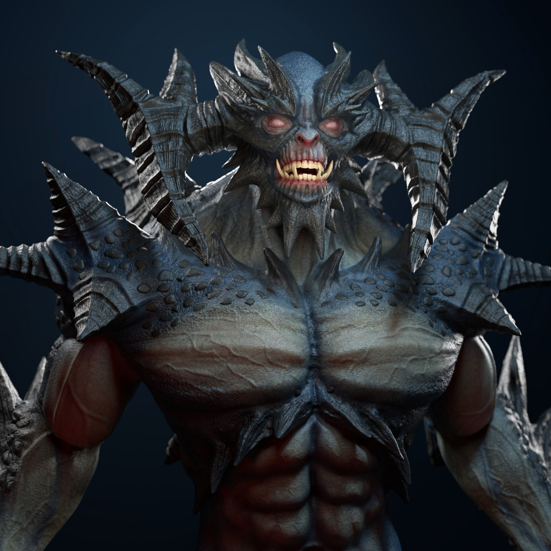 ArtStation - Azure Demon