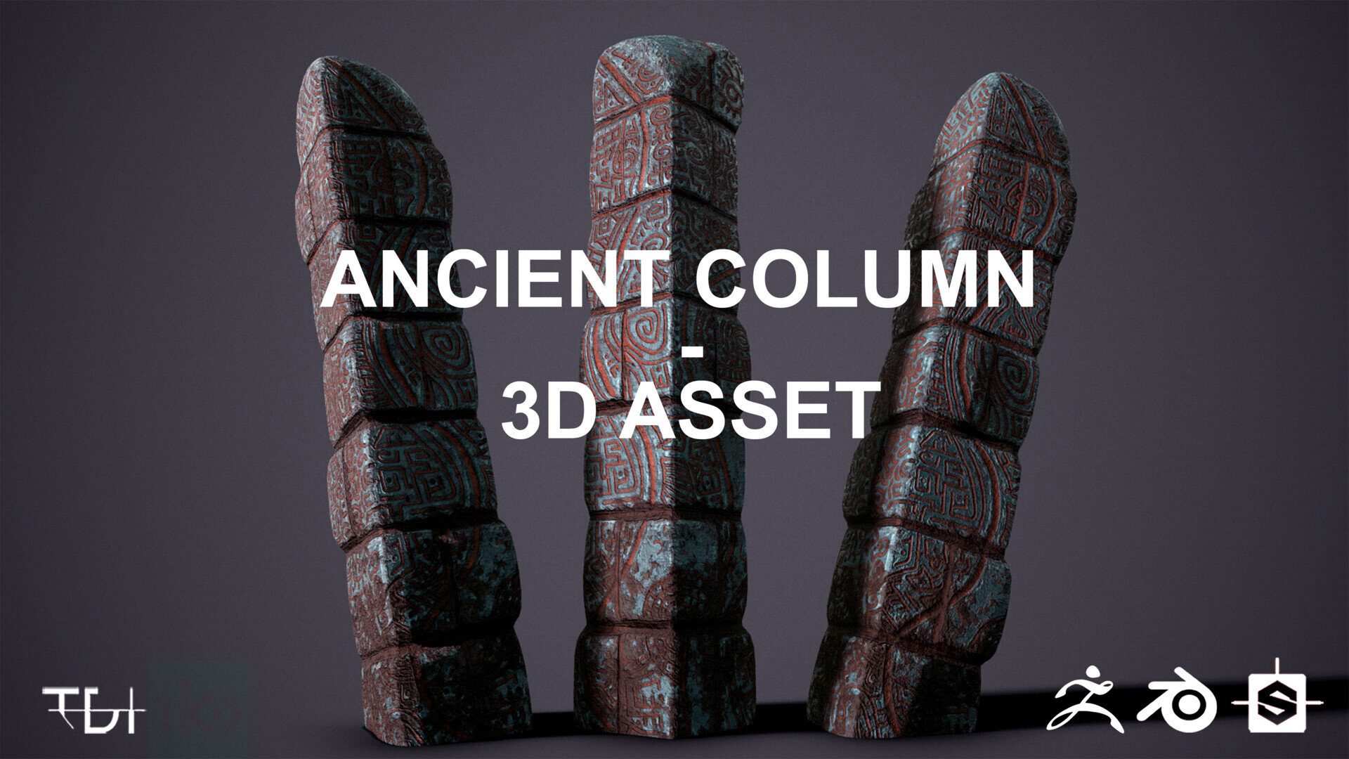 ArtStation - 3D - Ancient Column