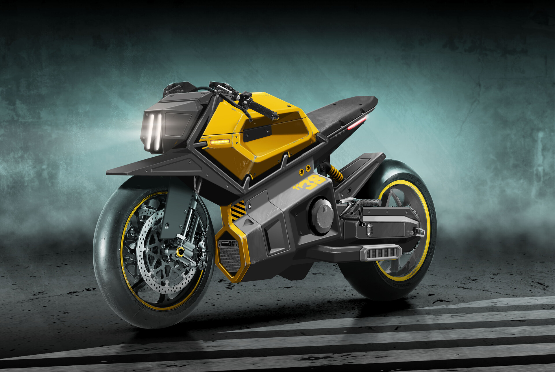 ArtStation - CYBERPUNK MOTORCYCLE