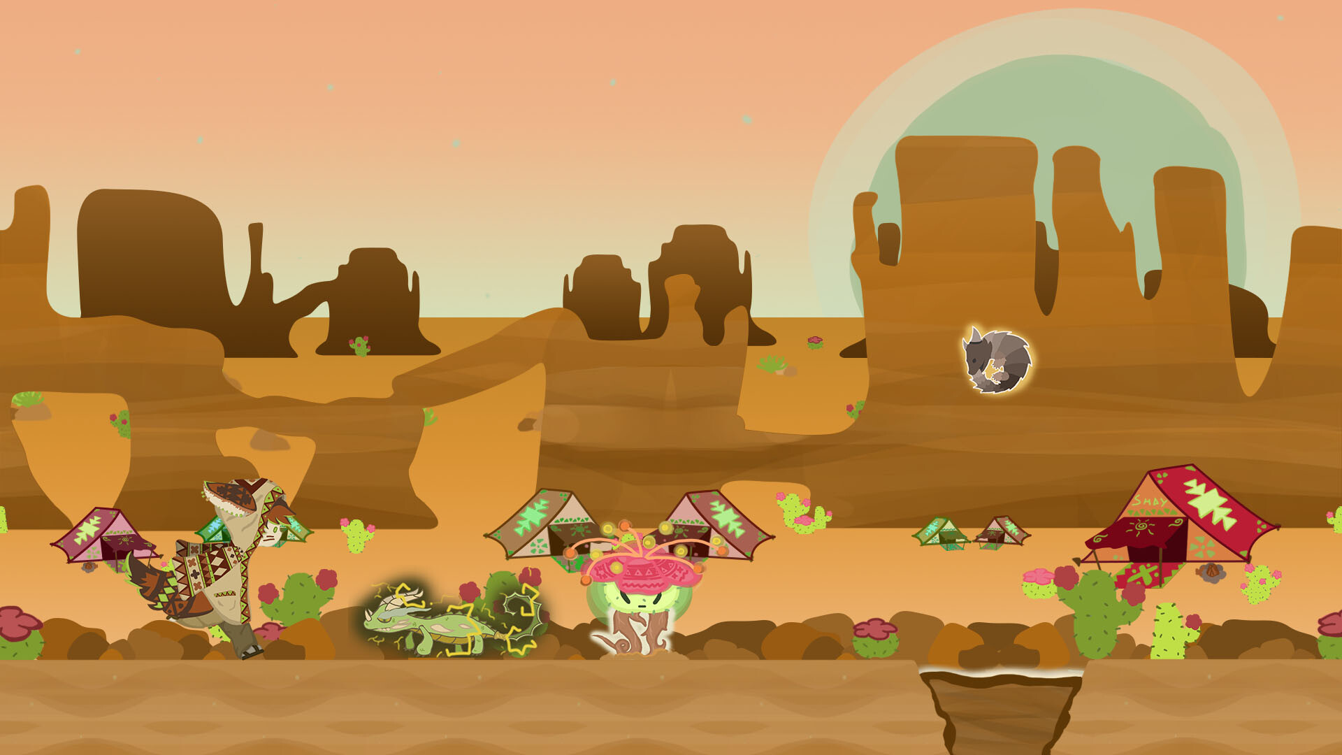 ArtStation - Fantasy Desert Canyon Endless Runner