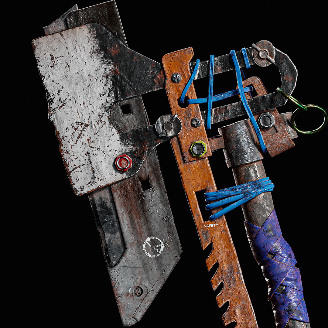 ArtStation - Post Apocalyptic Axe