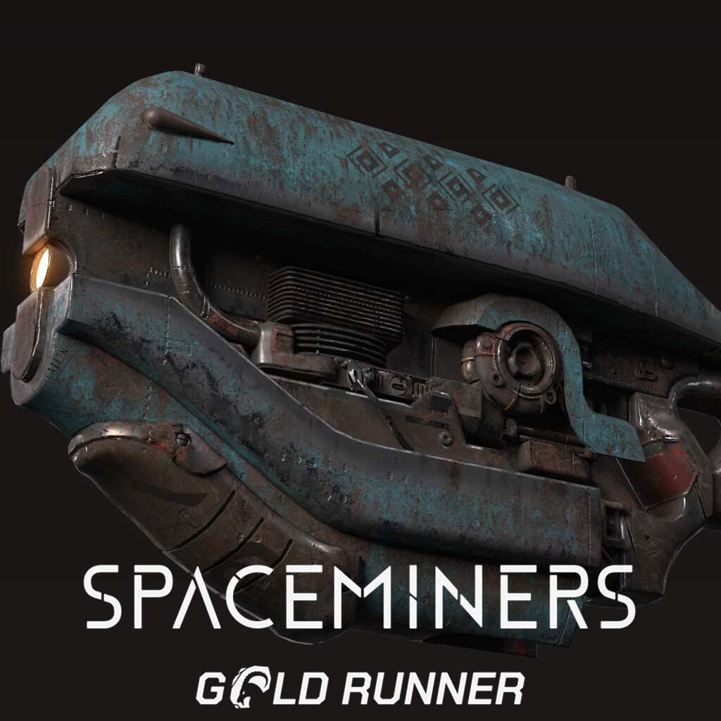 ArtStation - Spaceminers - Gold Runner - Rockbreaker