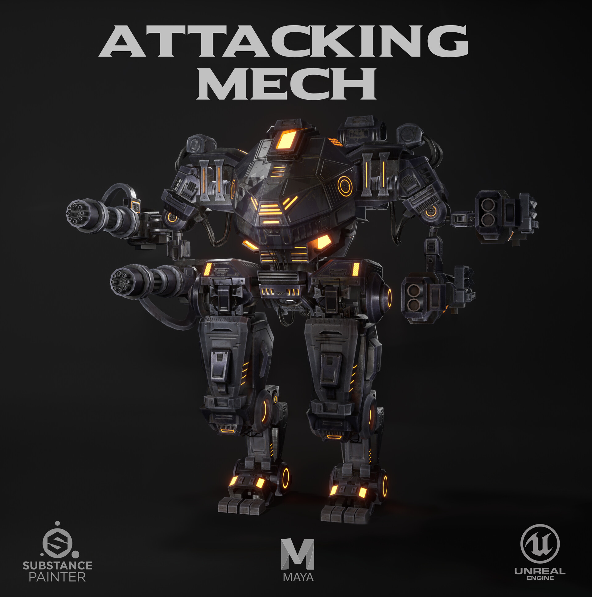 Maria Magdi (Riaa) - Attacking Mech ( ventri company - AXL game )