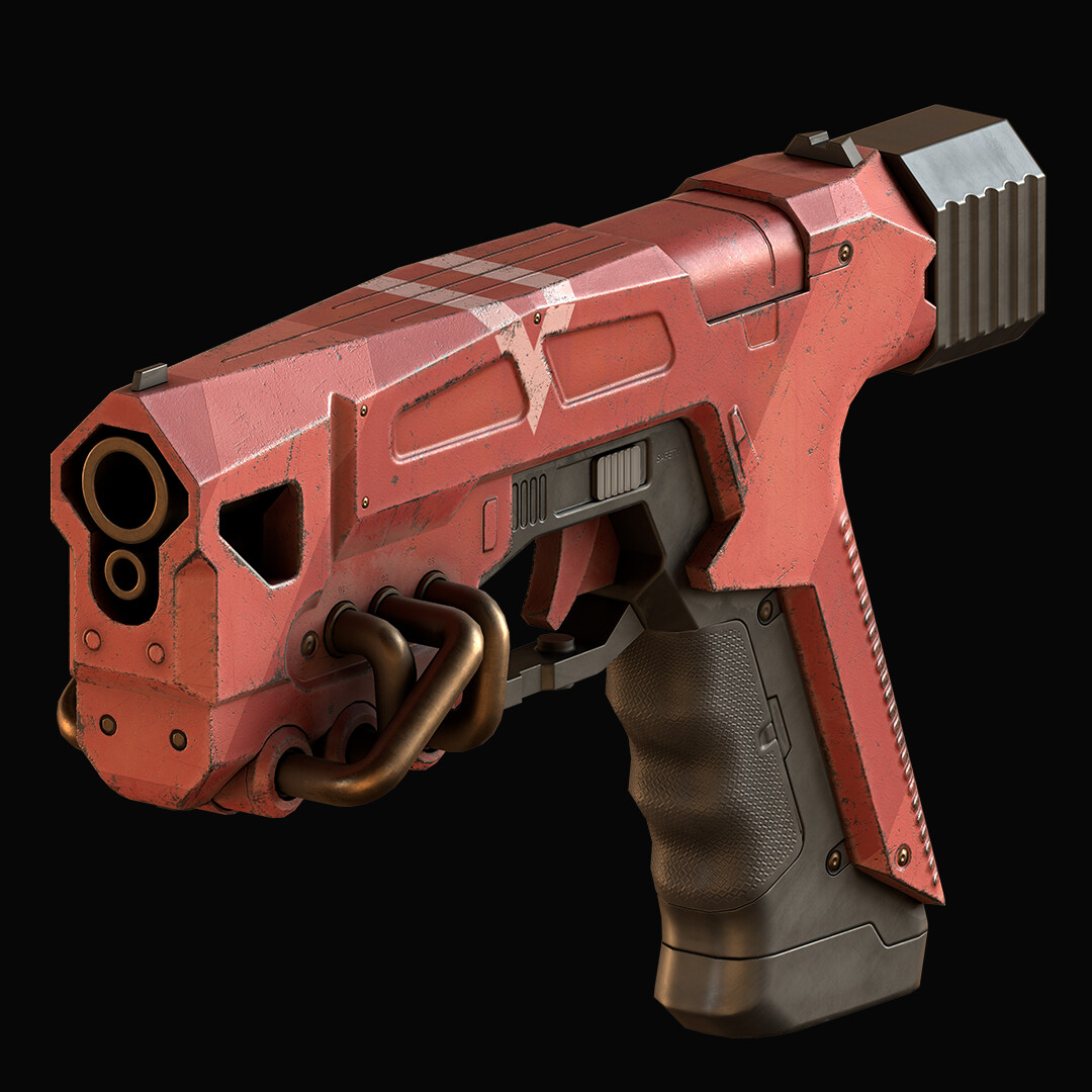 ArtStation - Cyberpunk Inspired Pistol