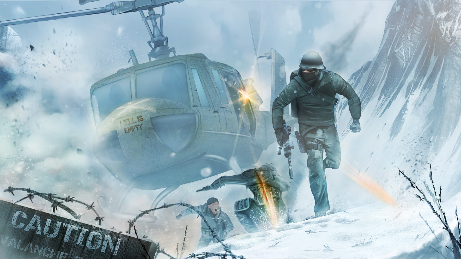 ArtStation - Winter Warzone - Environment Concept Art