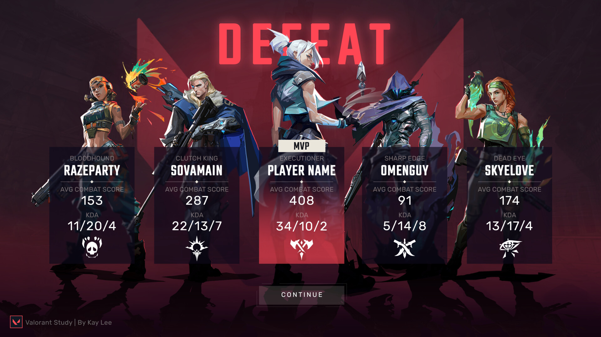 ArtStation - Valorant Study | UI Practice